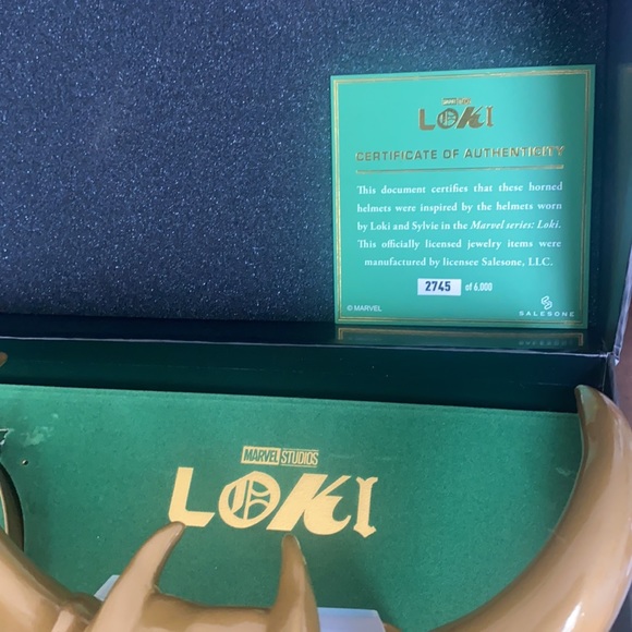 Marvel | Accessories | Limited Edition Marvel Loki Horn Set | Poshmark